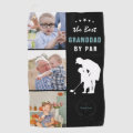 Best Granddad By Par | Monogram Photo Collage Golf Towel | Zazzle