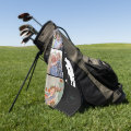 Best Granddad By Par | Monogram Photo Collage Golf Towel | Zazzle