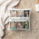 Best Grandma Ever Calligraphy 6 Photo Collage Throw Pillow | Zazzle