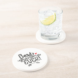 Best Grandma Ever Granny Grandmother Coaster | Zazzle