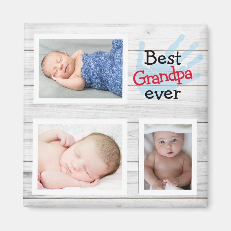 Best Grandpa Ever custom Magnet | Zazzle Best Grandpa Ever custom Magnet | Zazzle