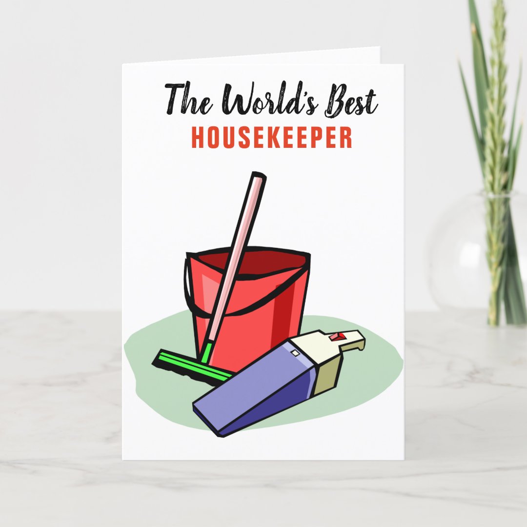 Best Housekeeper Thank You Card | Zazzle