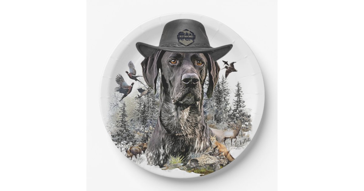 Best Hunting Dogs (GSP) Paper Plates | Zazzle