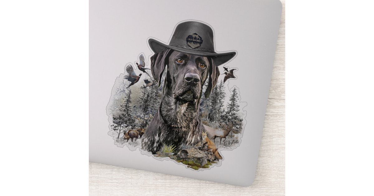 Best Hunting Dogs (GSP) Sticker | Zazzle