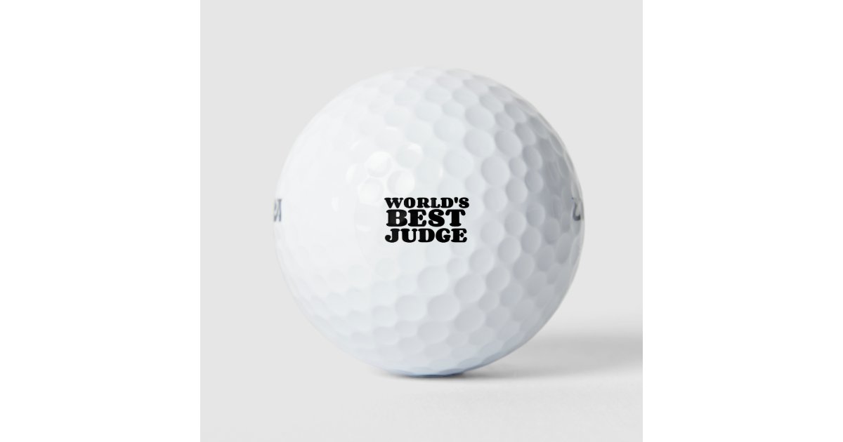 BEST JUDGE GOLF BALLS | Zazzle