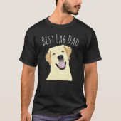 Best Lab Dad Yellow Labrador Retriever T-Shirt | Zazzle