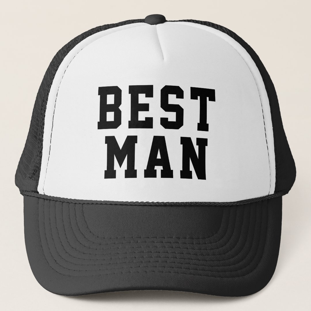 Best Man Hat | Zazzle