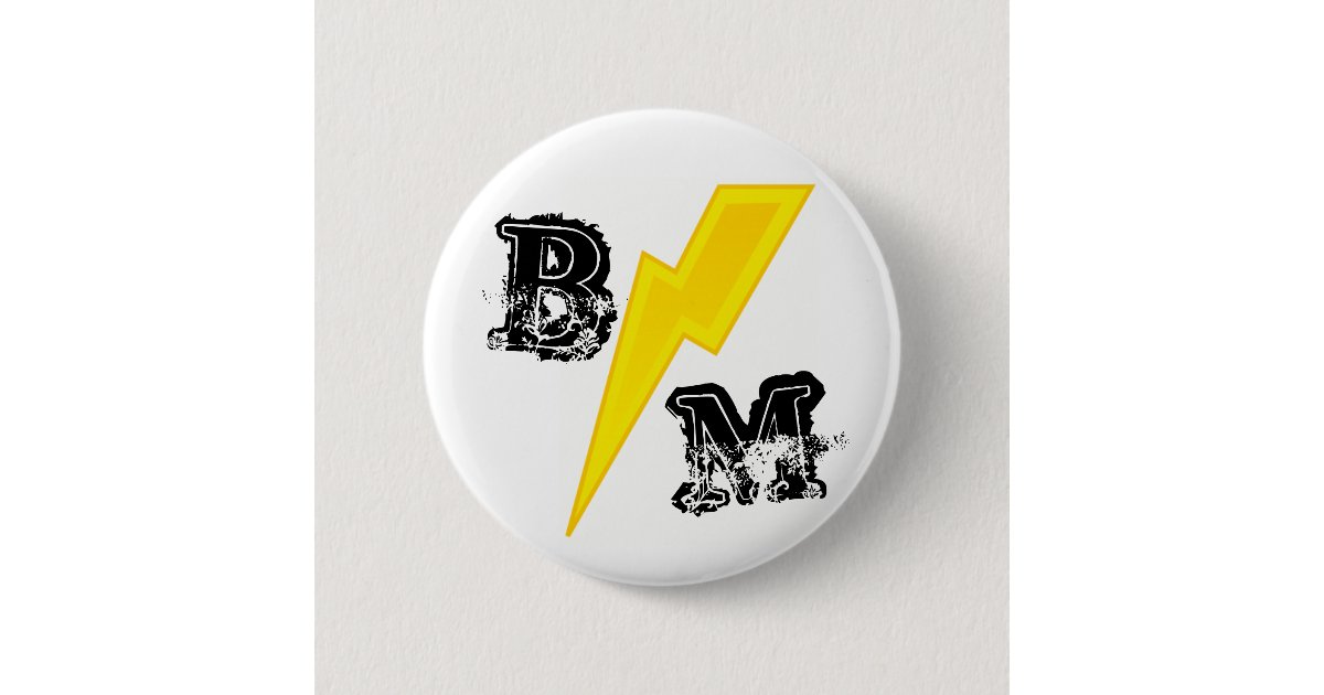 Best Man Lightning Bolt Pin | Zazzle