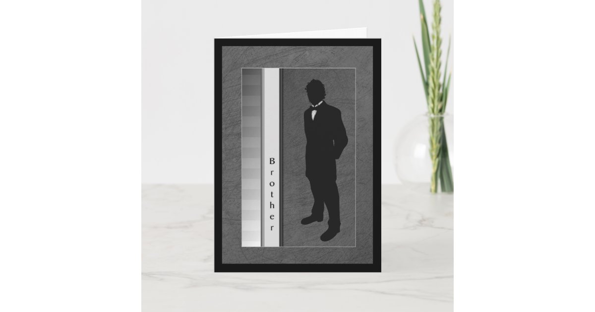 Best Man Request Brother Wedding Invitation | Zazzle