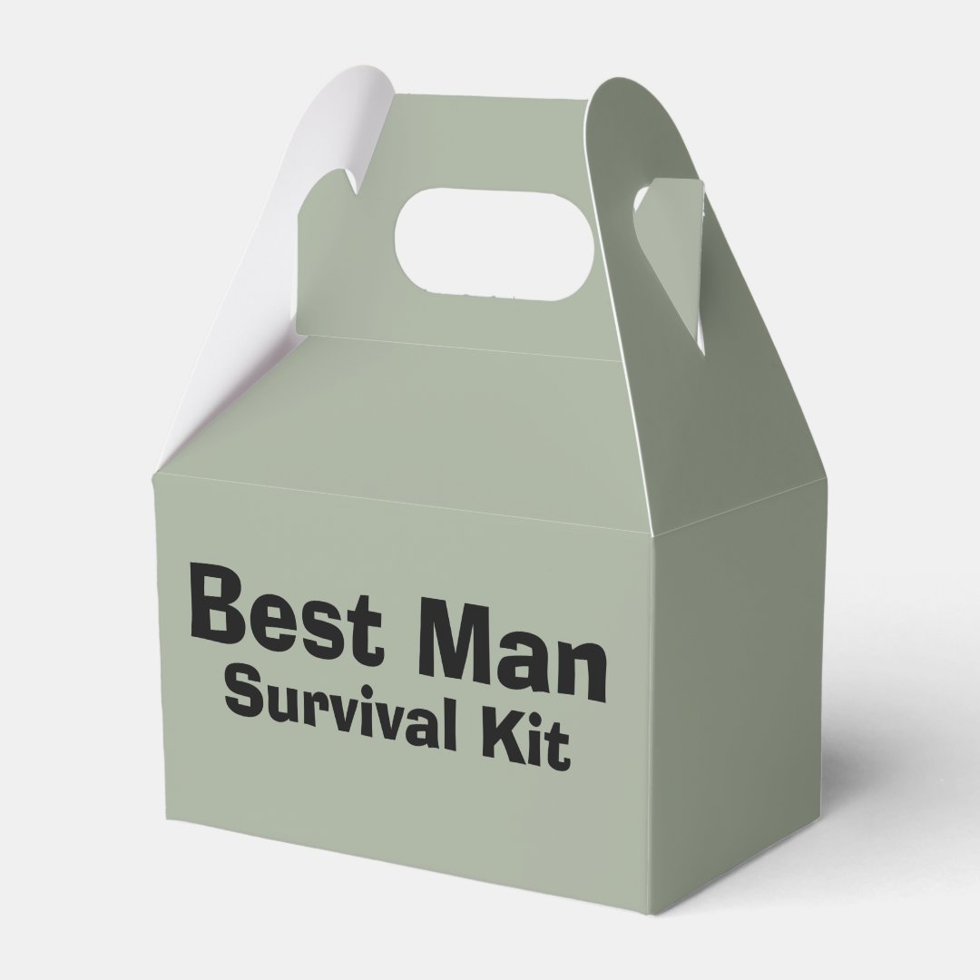 "Best Man" Survival Kit Box | Zazzle