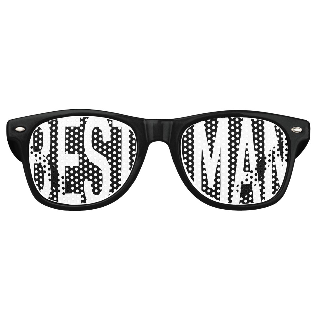 Best Man Swag Party Shades | Zazzle