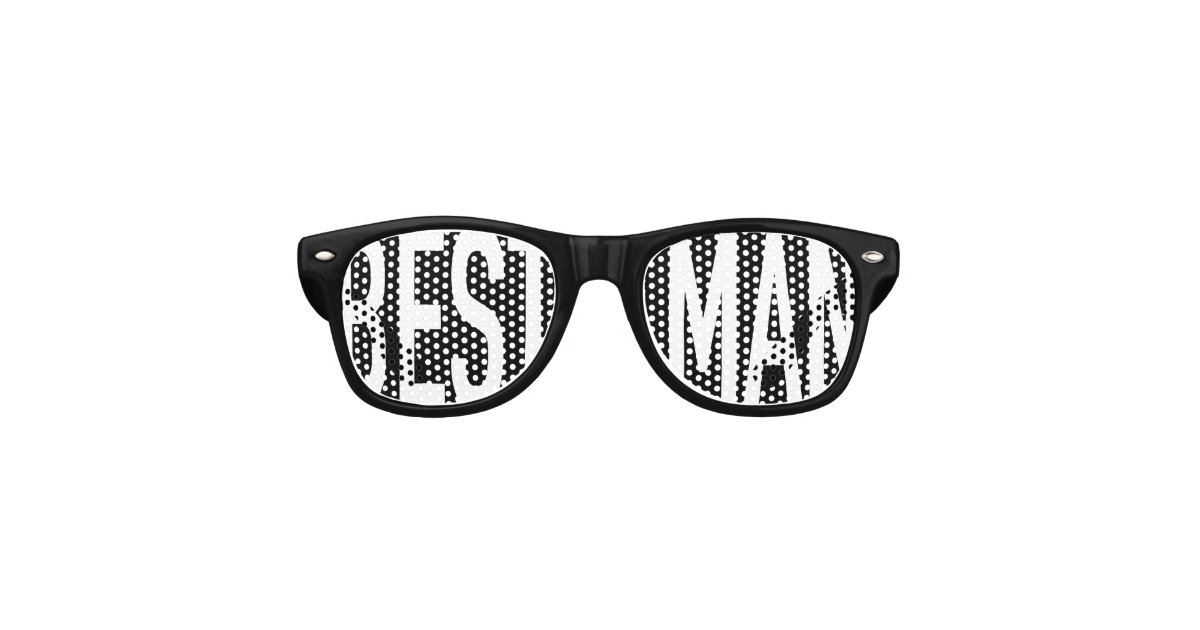 Best Man Swag Party Shades | Zazzle