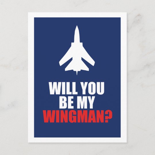 Best-man Will You Be My Wingman Postcard | Zazzle.com