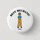 Best Mechanic Button - Olive-Skin Male Mechanic | Zazzle