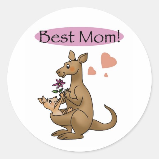 Best mom classic round sticker | Zazzle.com
