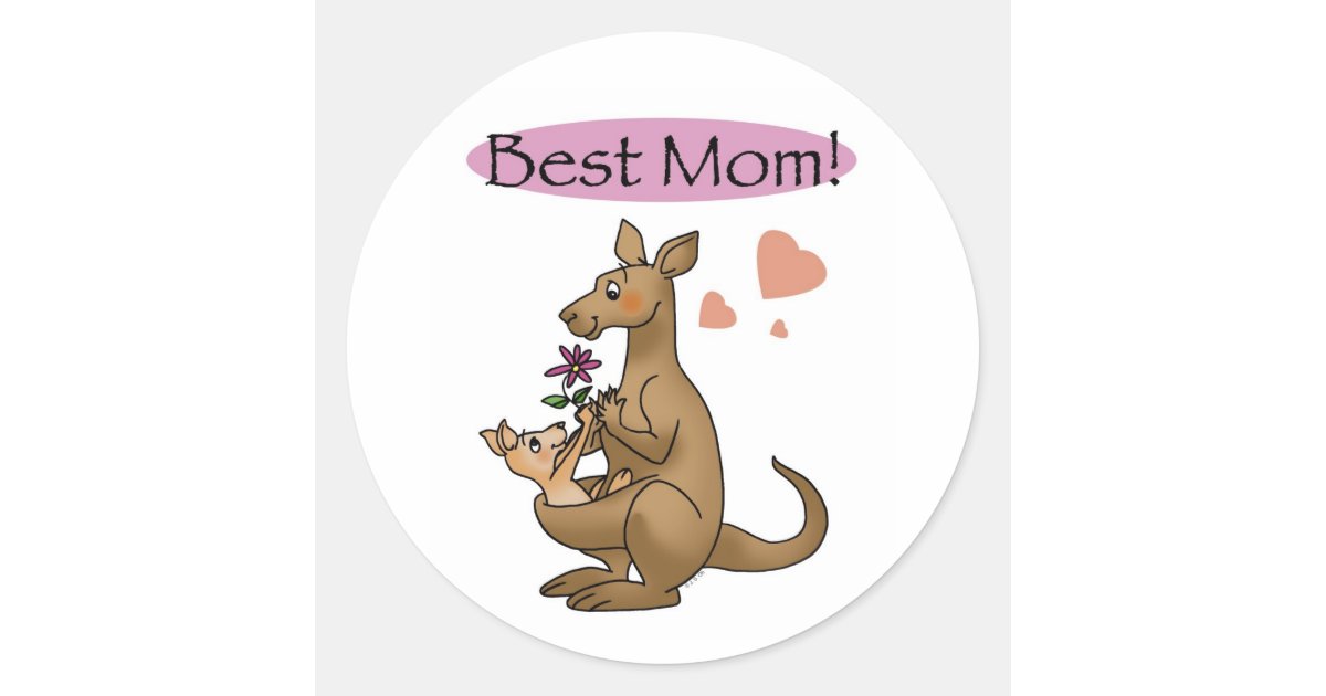 Best mom classic round sticker | Zazzle