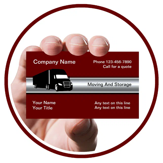 Best Moving And Storage Business Cards Template | Zazzle