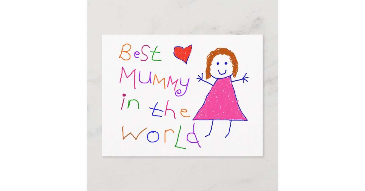 Best Mummy in World Postcard | Zazzle
