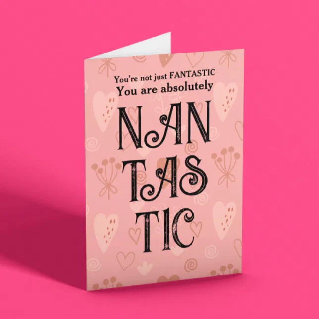 Best Nan Birthday Card | Zazzle