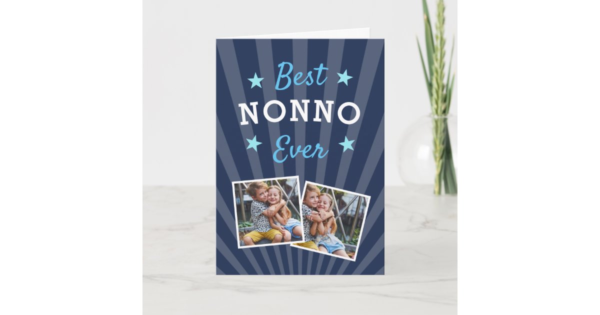 Best Nonno Ever | Father's Day Photo Card | Zazzle