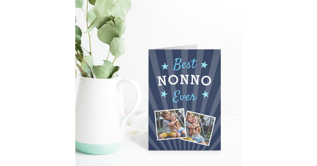 Best Nonno Ever | Father's Day Photo Card | Zazzle