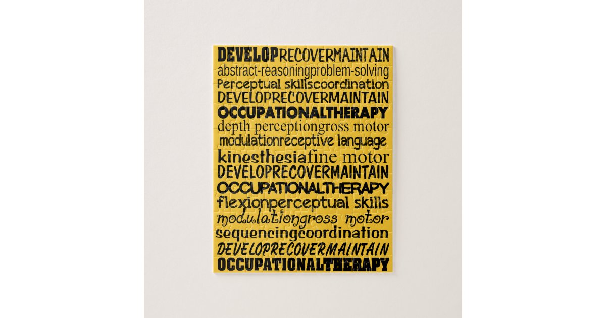 Best Occupational Therapy Gifts Jigsaw Puzzle | Zazzle