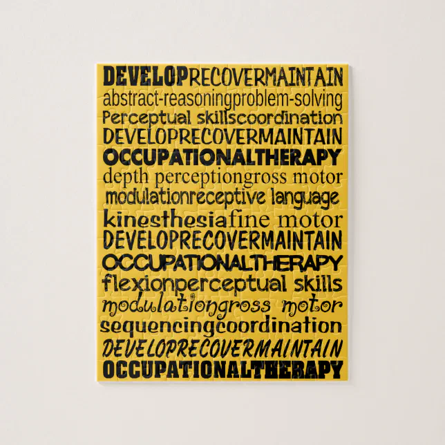 Best Occupational Therapy Gifts Jigsaw Puzzle | Zazzle