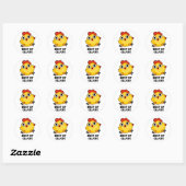 Best Of Cluck Funny Chicken Pun Classic Round Sticker | Zazzle