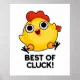 Best Of Cluck Funny Chicken Pun Poster | Zazzle