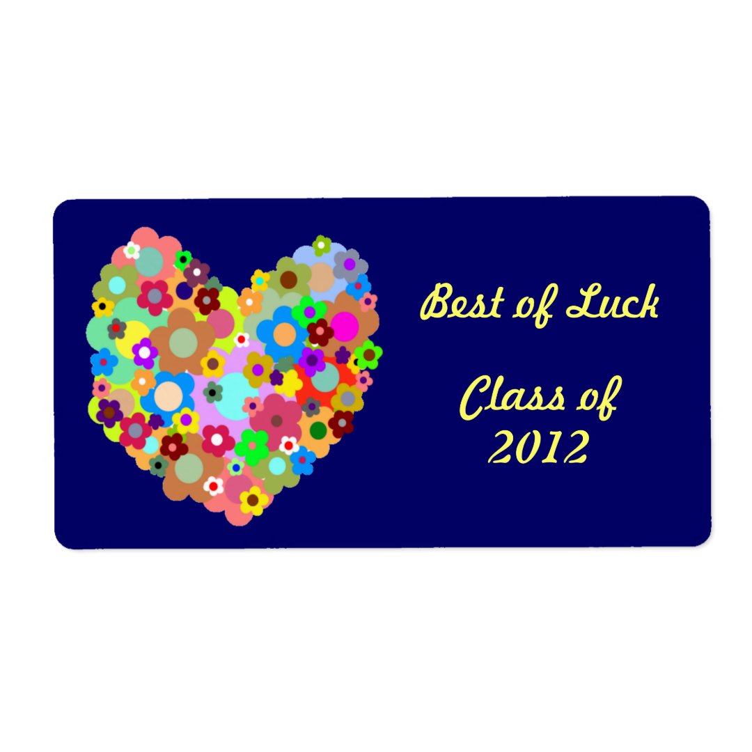 Best of Luck, Class of Candy Bar Wrapper Label | Zazzle