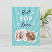 Best Pop Ever | Father's Day Flat Photo Card | Zazzle