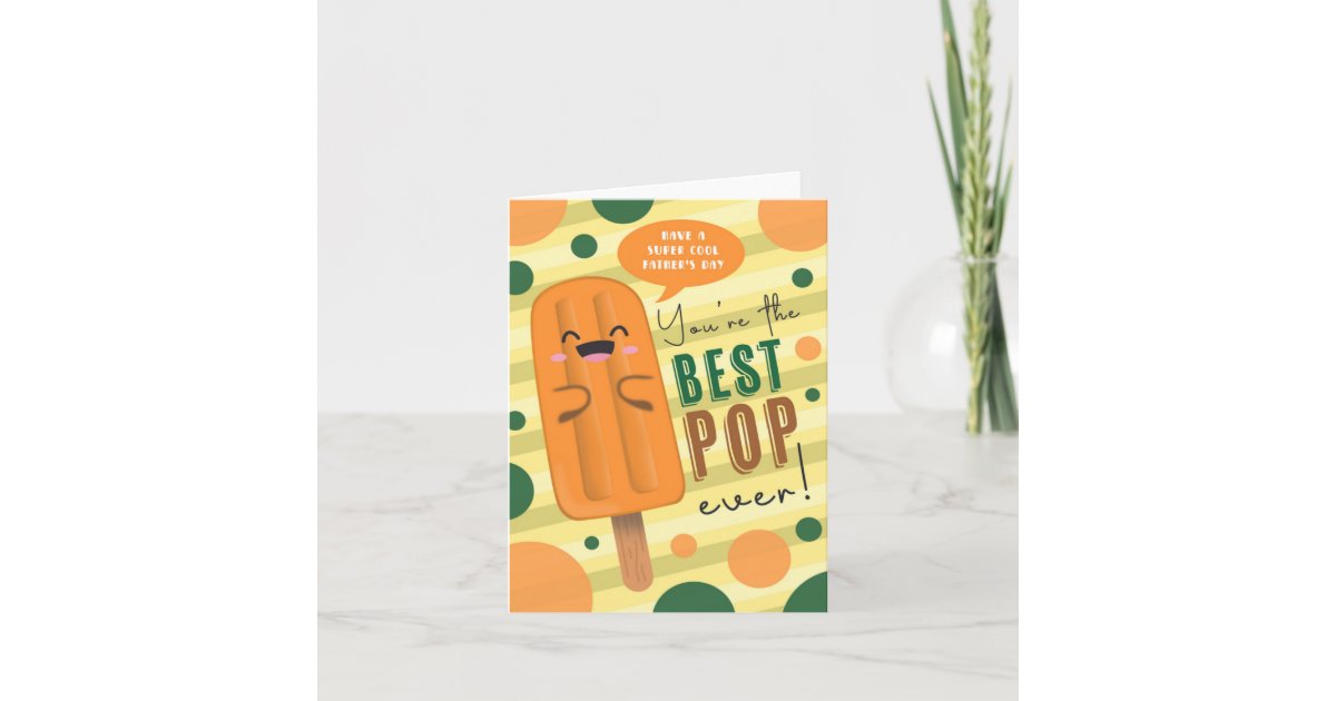 Best Pop Puns Father's Day Card | Zazzle