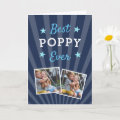 Best Poppy Ever | Father's Day Photo Card | Zazzle