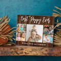 Best Poppy Ever Grandkids 5 Photo Collage Wood Plaque | Zazzle
