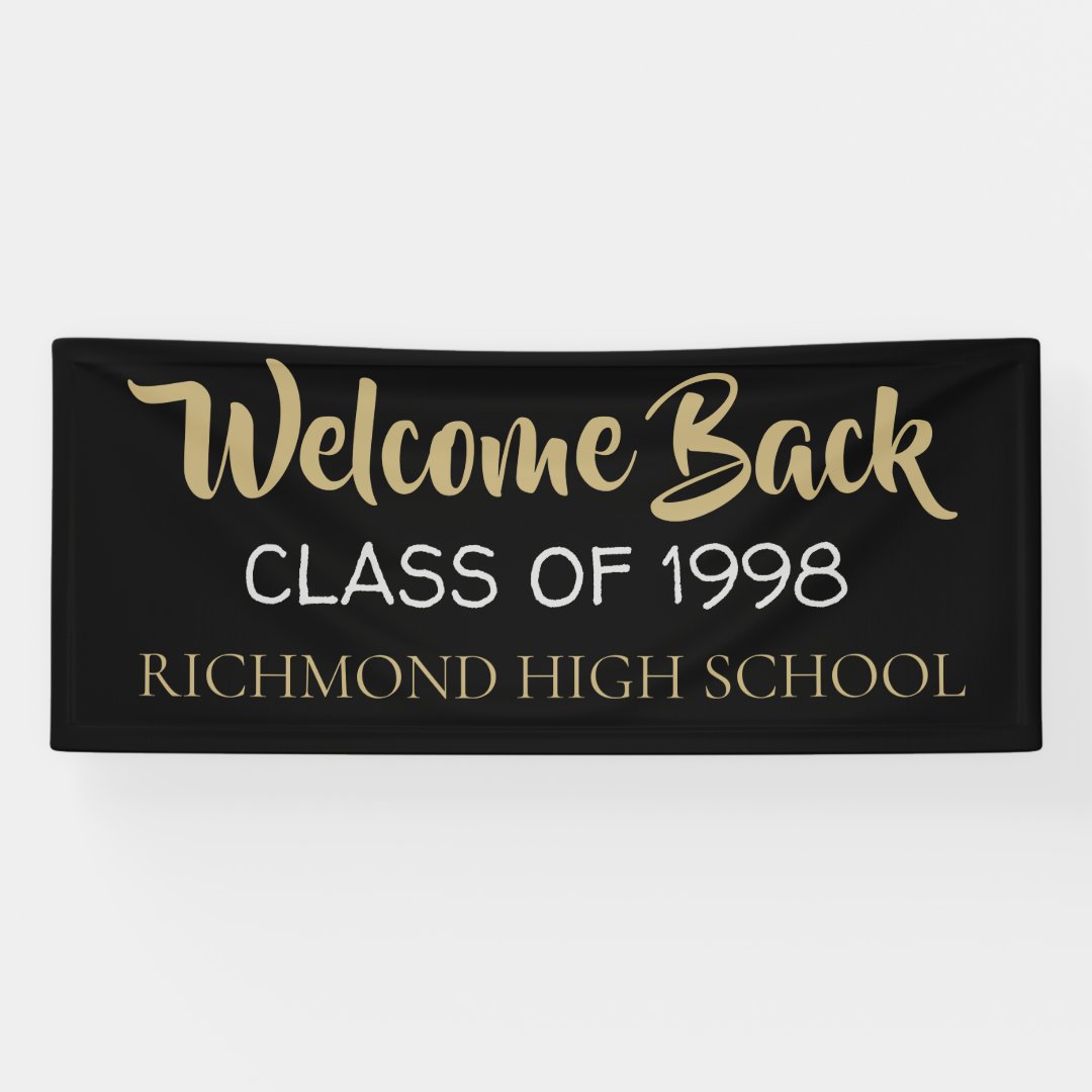 Best seller! CUSTOM Class Reunion banner | Zazzle