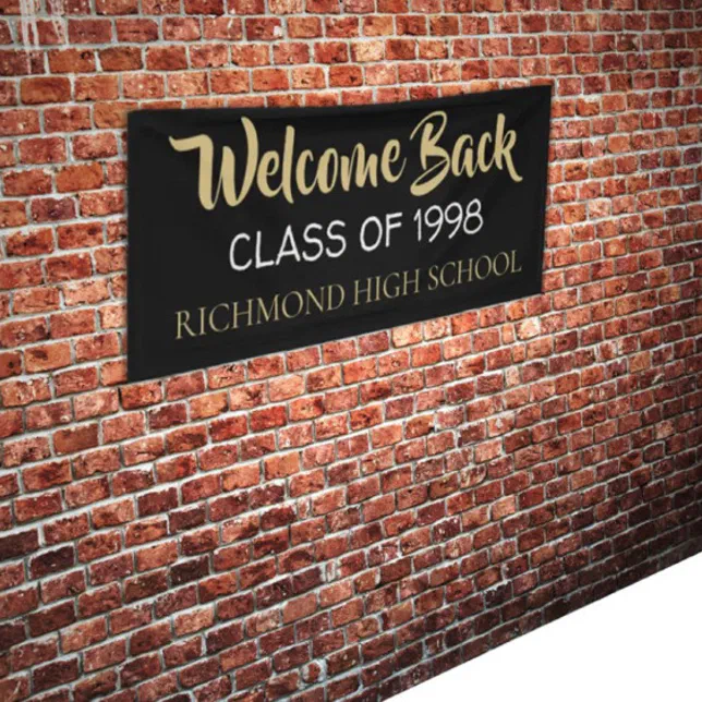 Best seller! CUSTOM Class Reunion banner | Zazzle