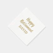 Best seller! Personalized retirement napkins | Zazzle