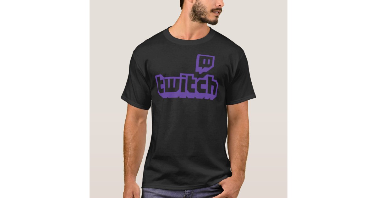 BEST SELLER - Twitch Logo Merchandise Slim Fit T-S T-Shirt | Zazzle