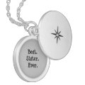 Best Sister Ever Locket | Zazzle