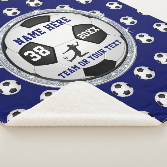 Best Soccer Gifts for GIRLS Soccer Blanket | Zazzle.com