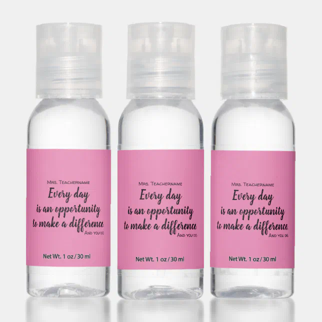 Best Teacher Ever Thank You Typography Personalize Hand Sanitizer | Zazzle Best Teacher Ever Thank You Typography Personalize Hand Sanitizer | Zazzle