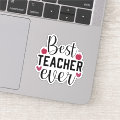 Best Teacher Sticker | Zazzle