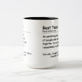 Best Team Definition employee appreciation Custom Two-Tone Coffee Mug ...