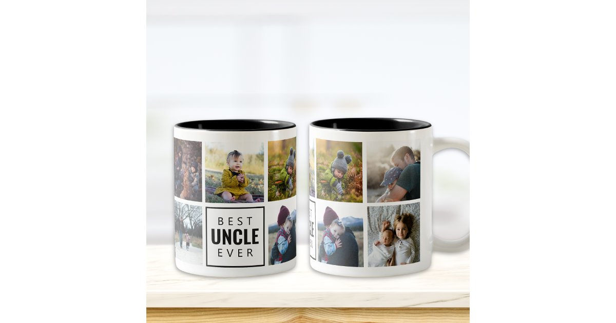 Best UNCLE Ever Custom Photo Mug | Zazzle