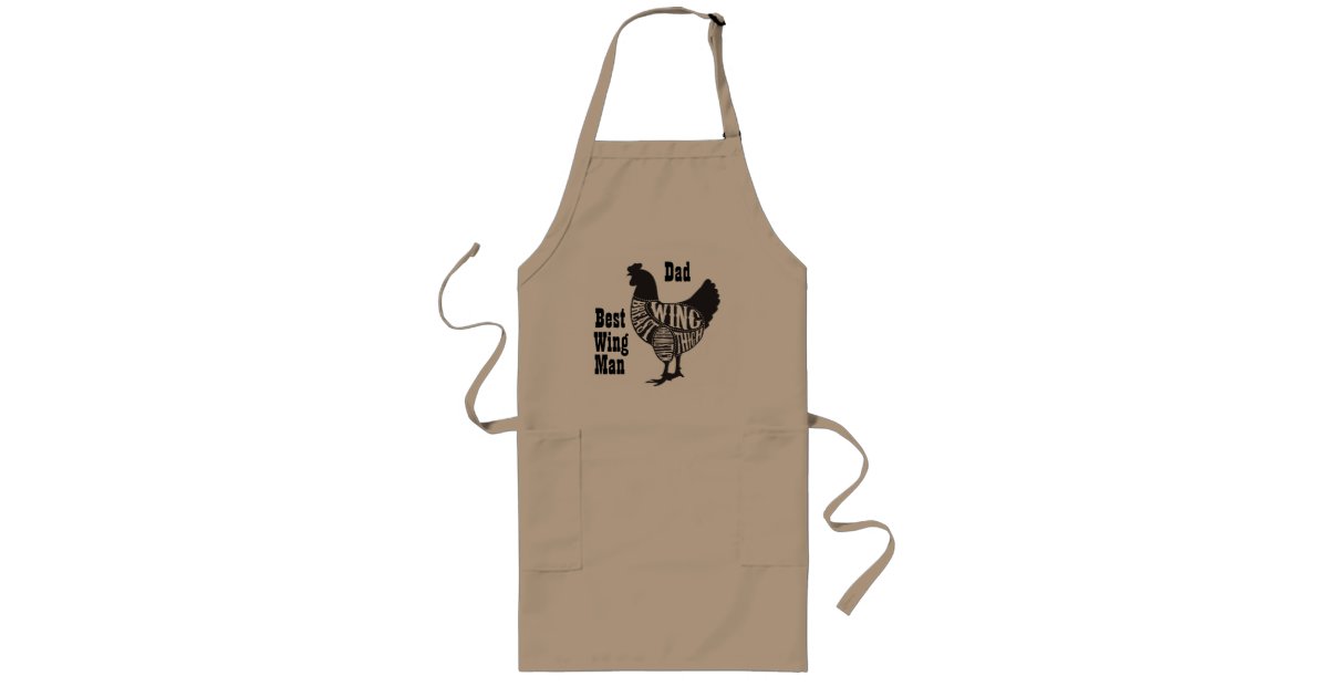 Best Wing Man, Chicken Customizable Apron | Zazzle
