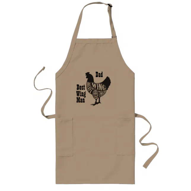 Best Wing Man, Chicken Customizable Apron | Zazzle