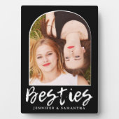 Besties Photo Arch Picture Frame Black And White | Zazzle