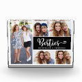 Besties Photo Collage Best Friends Photo Block | Zazzle