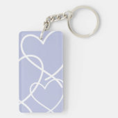 Besties Script BFFs Heart 3 Photo Grid Collage Keychain | Zazzle