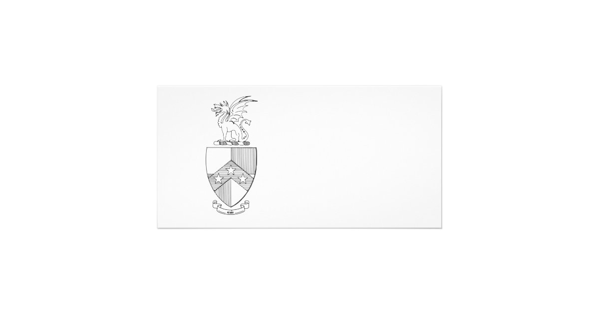Beta Theta Pi Coat of Arms Card | Zazzle